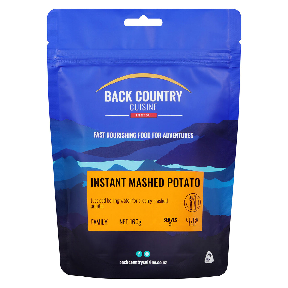 Freeze Dried Meal Complements — Back Country Cuisine