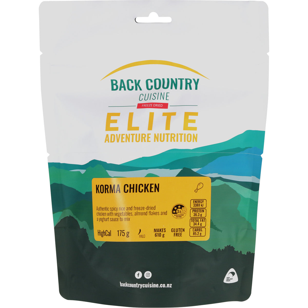 Elite Korma Chicken — Back Country Cuisine