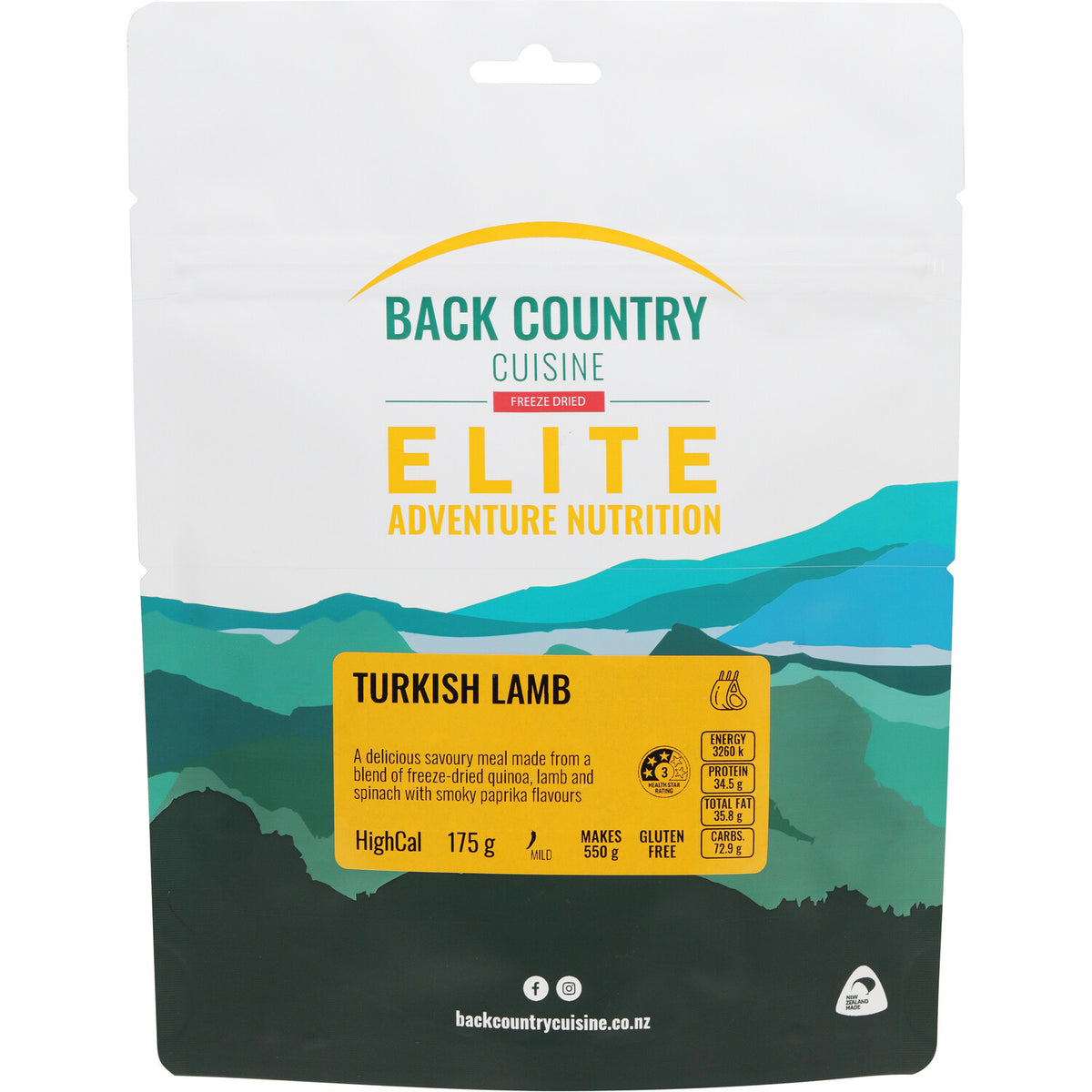 Elite Turkish Lamb — Back Country Cuisine