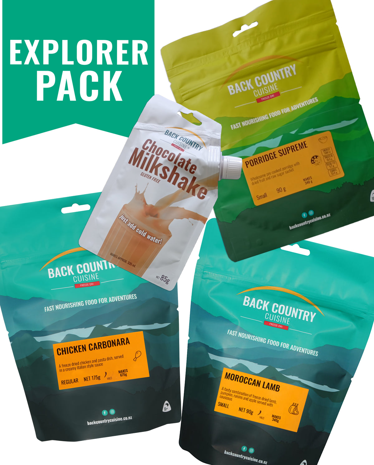 Explorer Pack — Back Country Cuisine