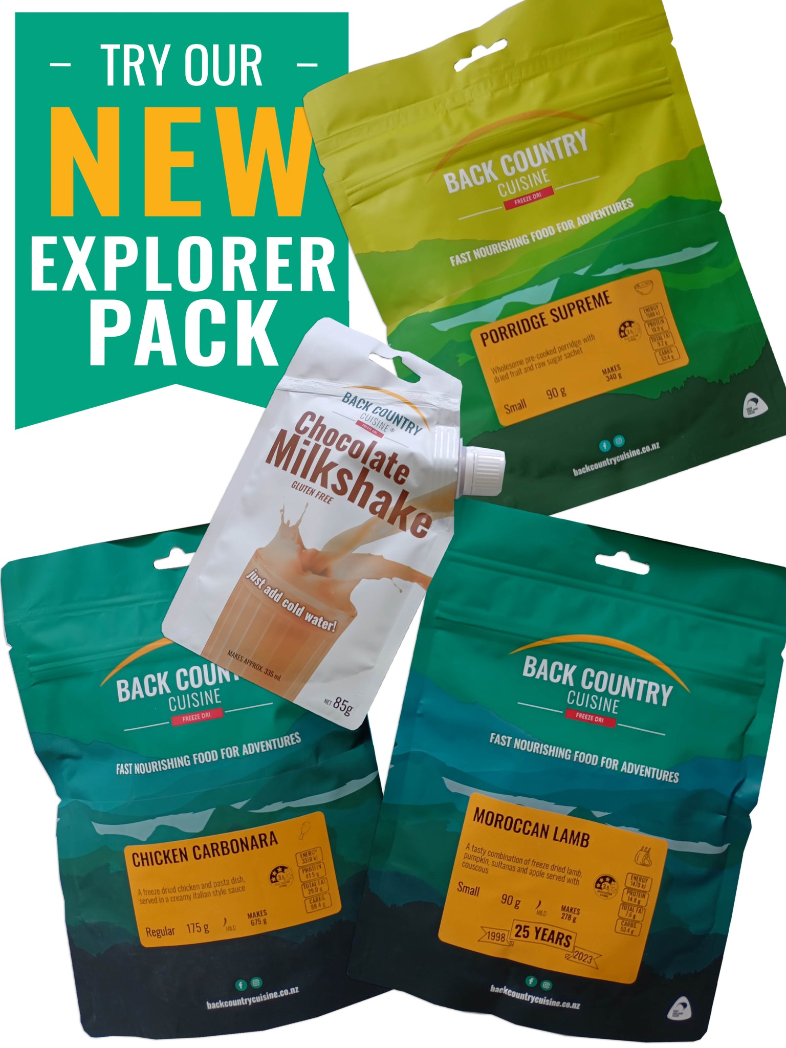 Freeze Dried Meals — Back Country Cuisine