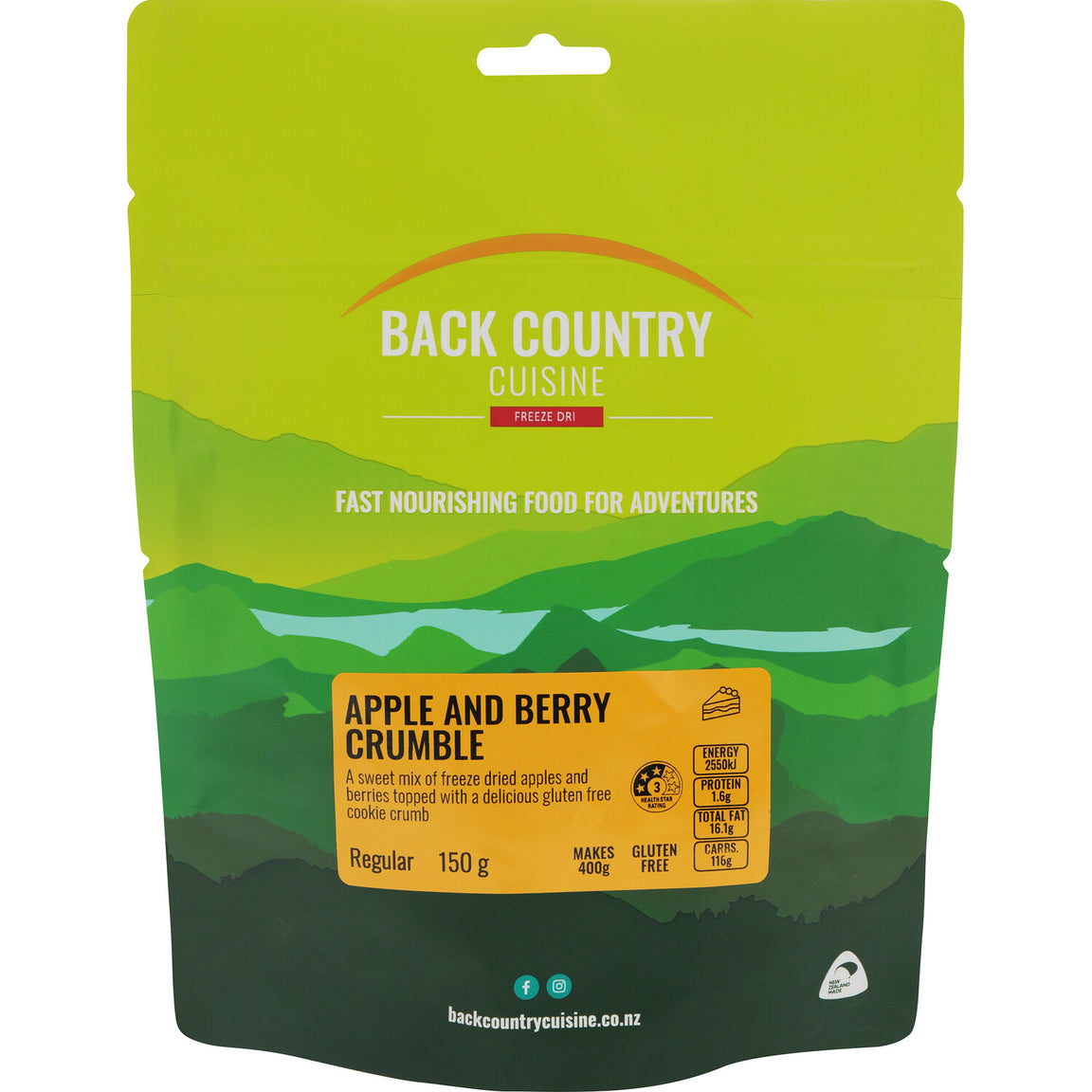 Our Range Of Freeze Dried Meals — Back Country Cuisine