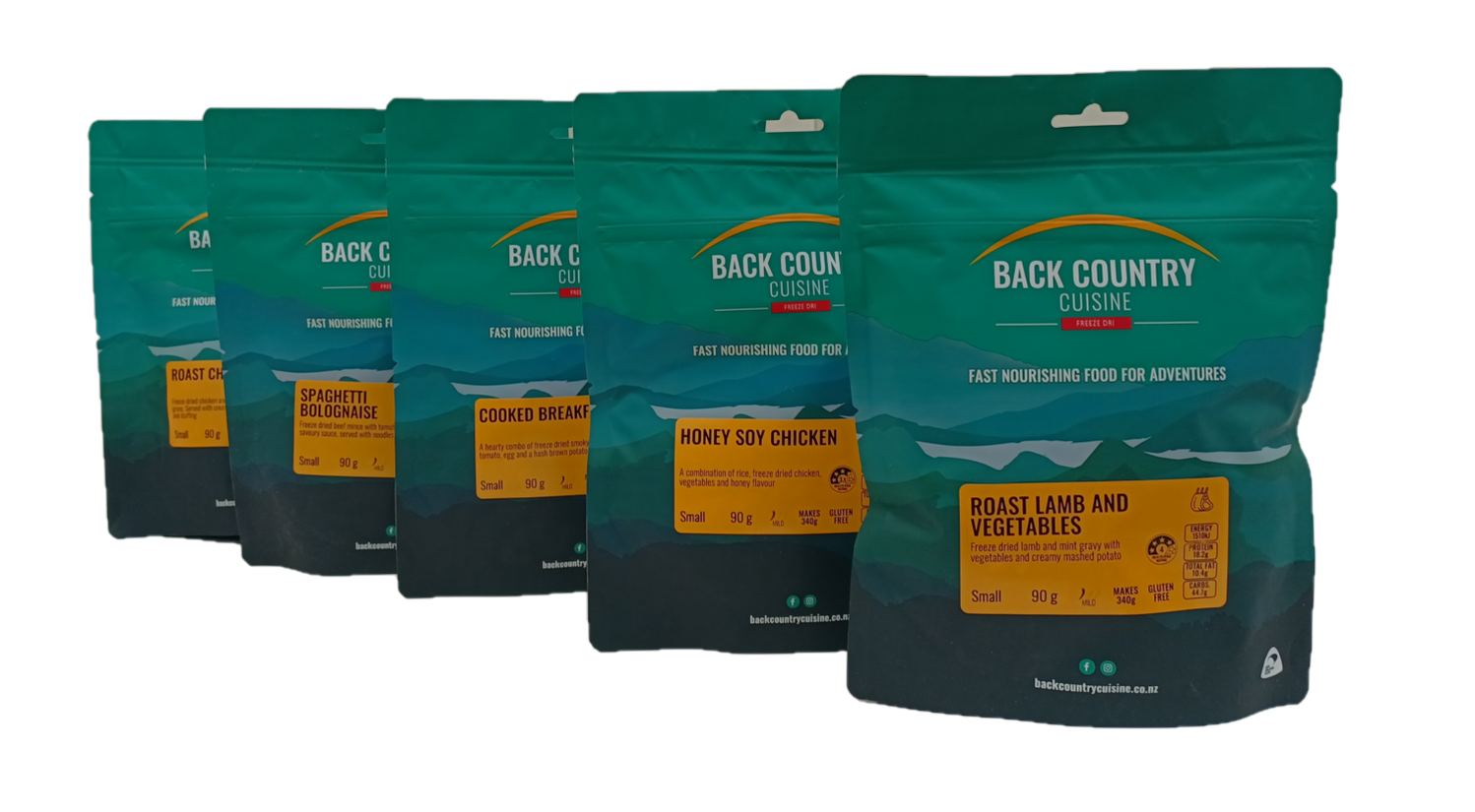Freeze Dried Ration Packs — Back Country Cuisine